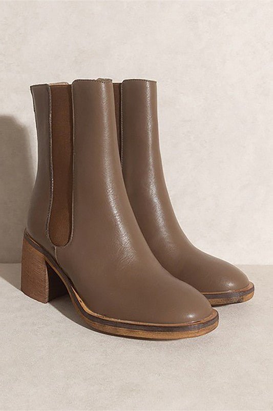 Olivia Chelsea Boot | Brown Booties – MOD&SOUL - Contemporary Women's ...